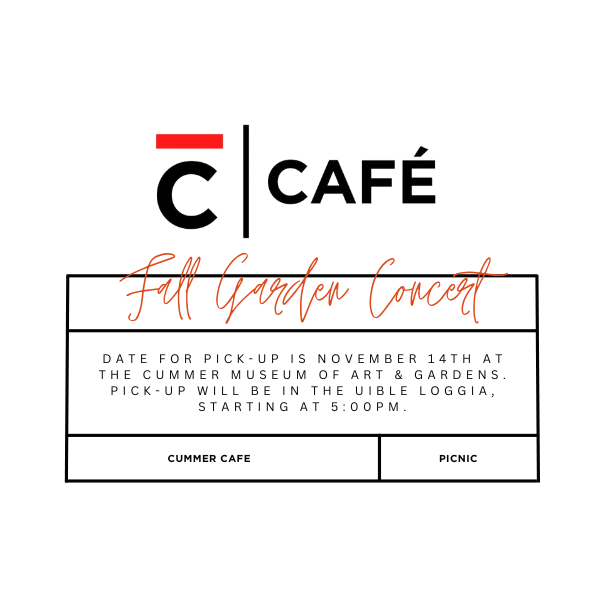 Cummer Cafe Summer Concert Menu with Be Easy Band – Chef's Garden ...