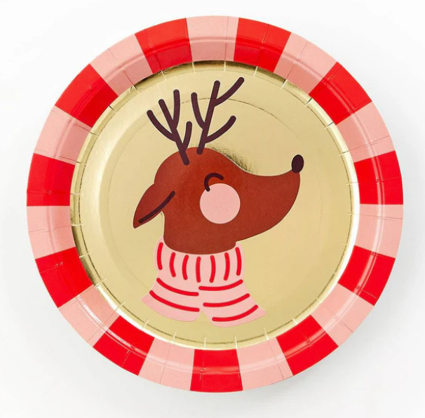 Whimsical Character Small Christmas Plates – Chef's Garden Catering ...